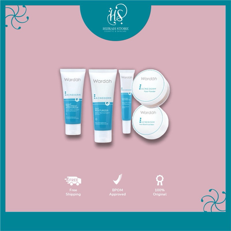 Jual HIJRAH STORE WARDAH ACNEDERM SERIES LENGKAP | Shopee Indonesia