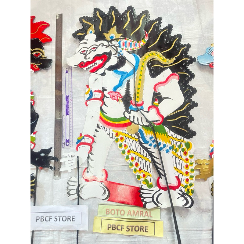 Jual WAYANG kertas KUMBOKARNO BUTO RATON AMRAL RAHWANA DOSOMUKO ...