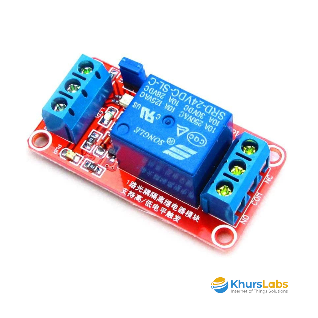 Jual Relay Module 1 Channel 24V - Relay Interface Low Level Trigger ...