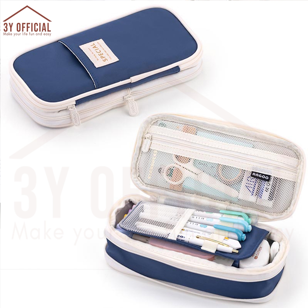 Jual 3Y Angoo Collapsible Pencil Case kotak pensil aesthetic | Shopee ...