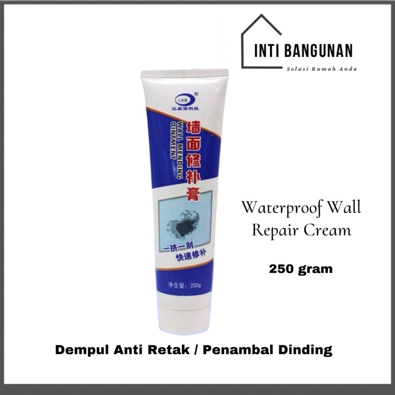 Jual Dempul Dinding / Wall Putty 250gr Tembok Rumah Retak Rambut ...