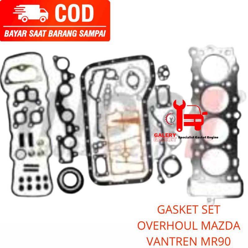 Jual PAKING SET MAZDA VANTREND MR90 GASKET FUL SET MAZDA VANTREN MR-90 ...