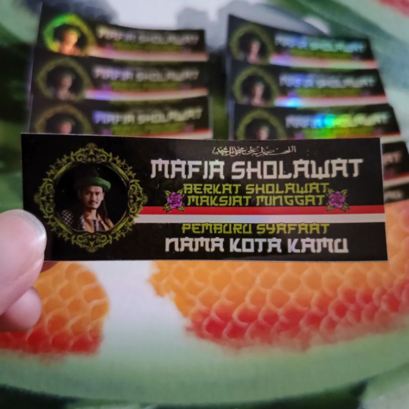 Jual Stiker Mafia Sholawat Green Desain Terbaru | Shopee Indonesia
