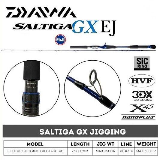Jual DAIWA SALTIGA GX, joran untuk reel elektrik | Shopee Indonesia