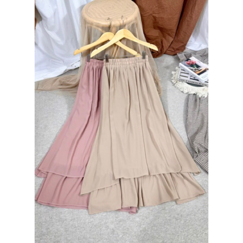 Jual rok panjang umpak satu ceruty bebydoll | Shopee Indonesia