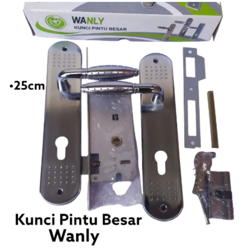 Jual KUNCI PINTU / HANDLE PINTU / SELOT PINTU WANLY BESAR 25 CM ...