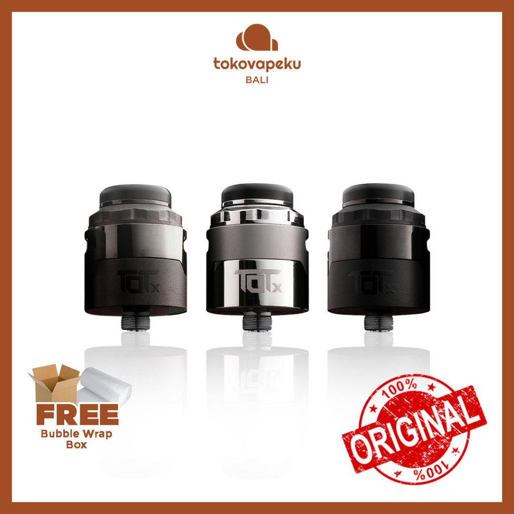 Jual TOT X RDA DUAL COIL RDA TOT X 24MM by AIRVAPE | Shopee Indonesia