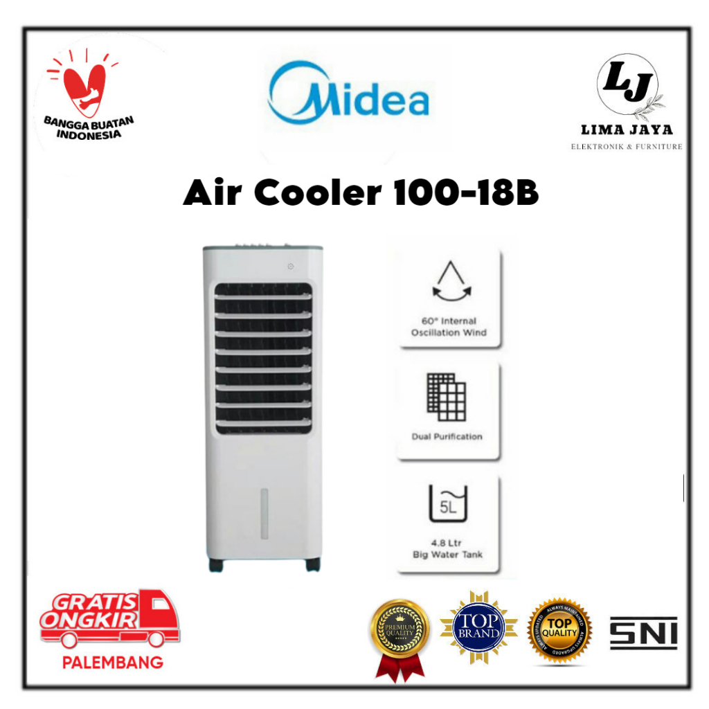 Jual Air Cooler Midea 100-18B Pendingin Ruangan Midea Air Cooler ...