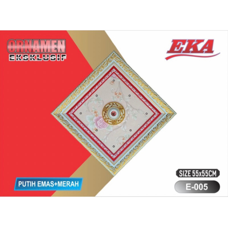 Jual PROMO ORNAMEN LAMPU PVC/ORNAMEN PLAVON PVC/FITTING LAMPU/LAMPU ...