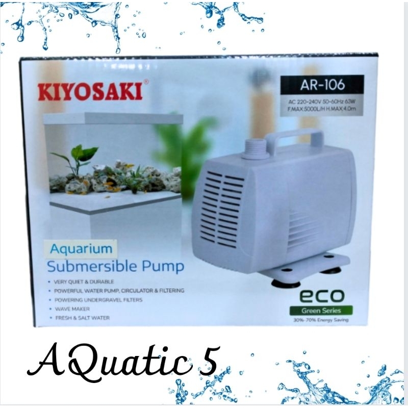 Jual KIYOSAKI AR 106 POMPA KOLAM SUBMERSIBLE PUMP | Shopee Indonesia