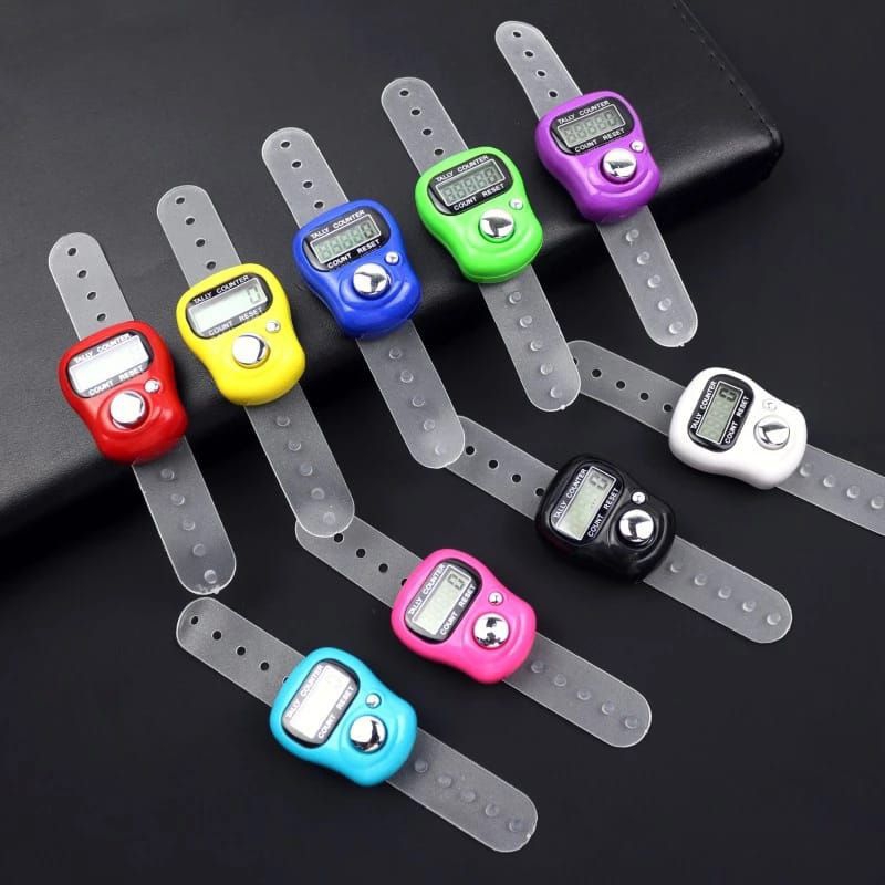 Jual 170 tasbih digital mini tally counter alat hitung digital warna ...