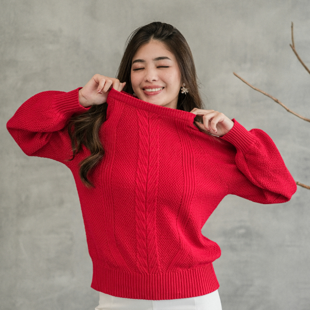 Jual Asiro Avya Knitted Blouse Atasan Wanita | Shopee Indonesia