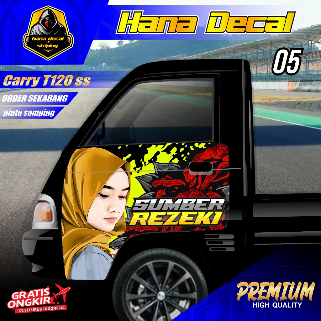 Jual DECAL STICKER PINTU SAMPING UNTUK MOBIL PICK UP CARRY, GRANDMAX ...