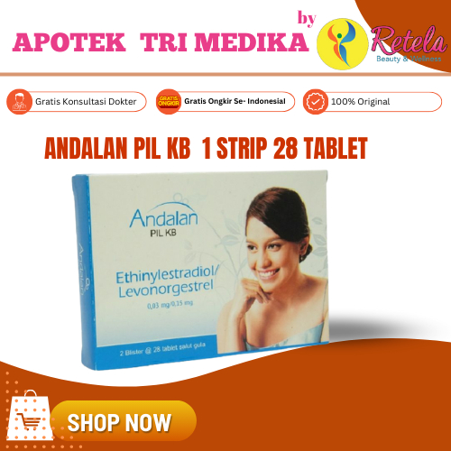 Jual ANDALAN PIL KB 1 STRIP 28 TABLET | Shopee Indonesia