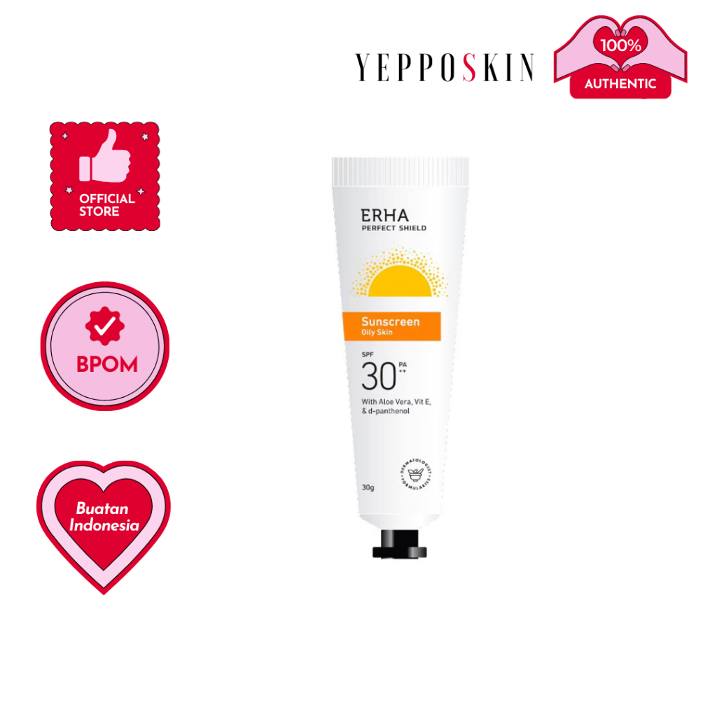 Jual ERHA Perfect Shield Normal to Oily Skin SPF30/PA++ 30g | Shopee Indonesia