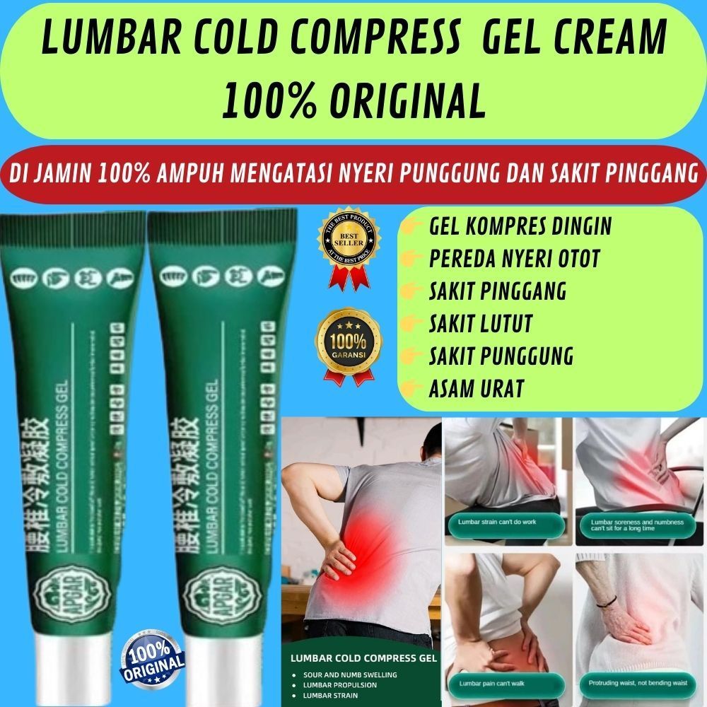 Jual APGAR lumbar cream Lutut Gel Pereda Lumbar Spine Joint Pain ...