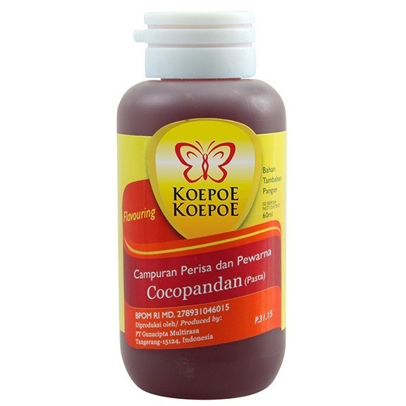 Jual KOEPOE KUPU PASTA PERISA COCO PANDAN COCOPANDAN 60 ML - 1 DUS 72 ...