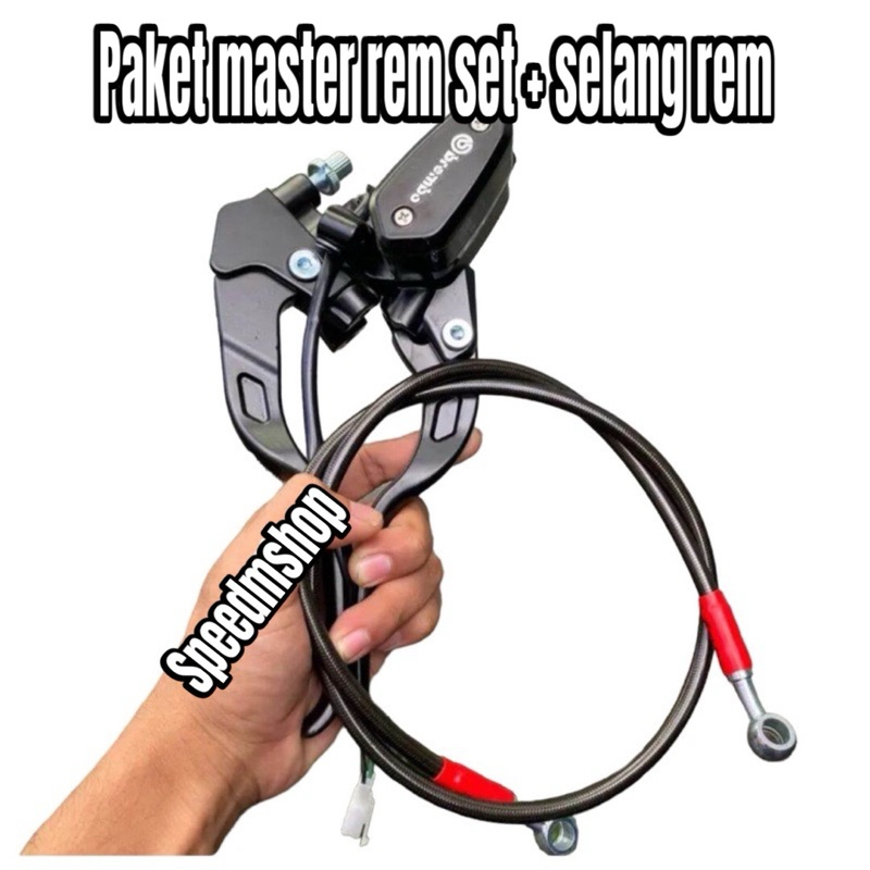 Jual MASTER REM OVAL PLUS SELANG REM 90CM MASTERREM VARIO BEAT MIO PCX ...