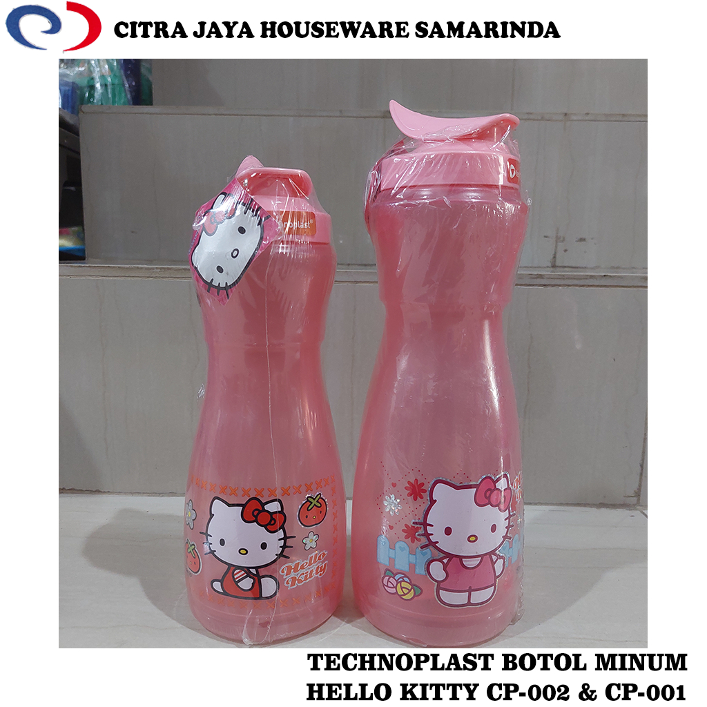 Jual Botol Minum Hello Kitty Technoplast Cp-001 (1,2 Liter) & Cp-002 (1 ...