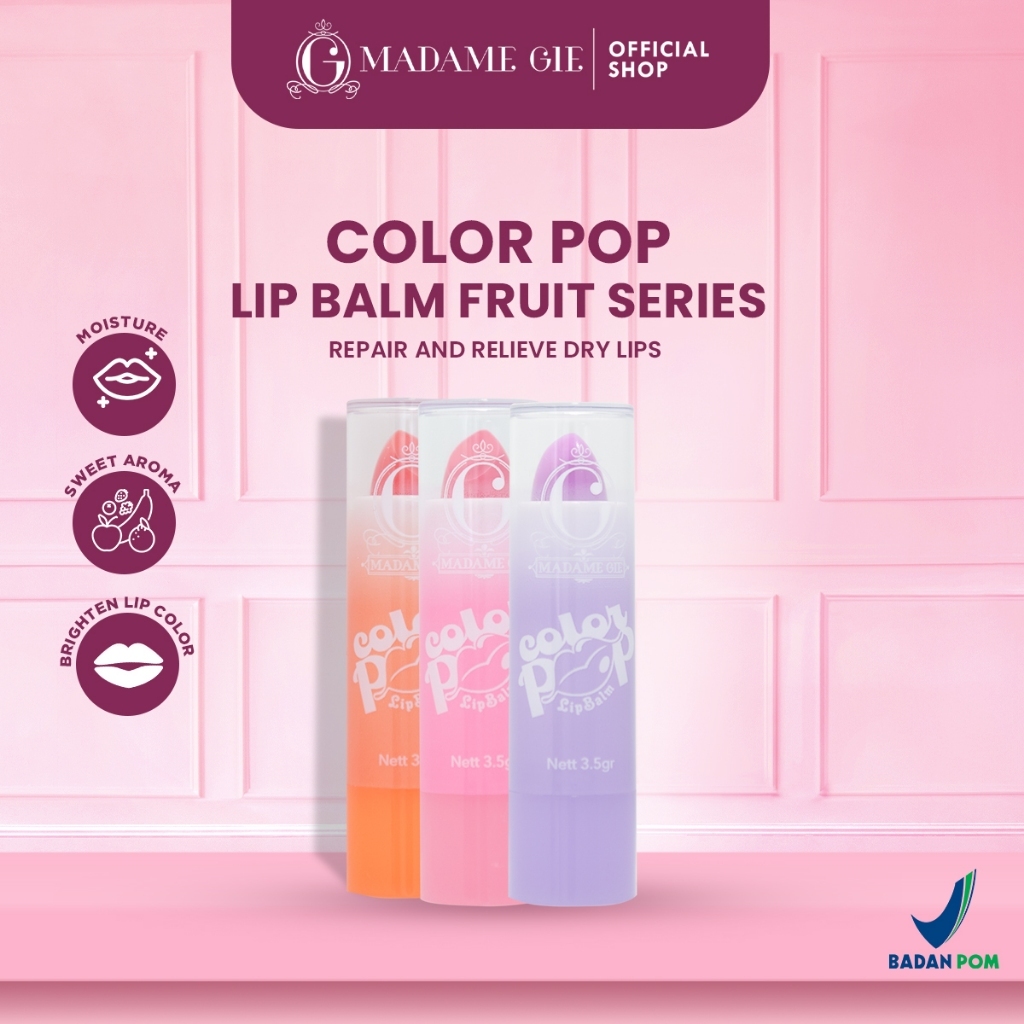 Jual Madame Gie Color Pop Lip Balm - MakeUp | Shopee Indonesia