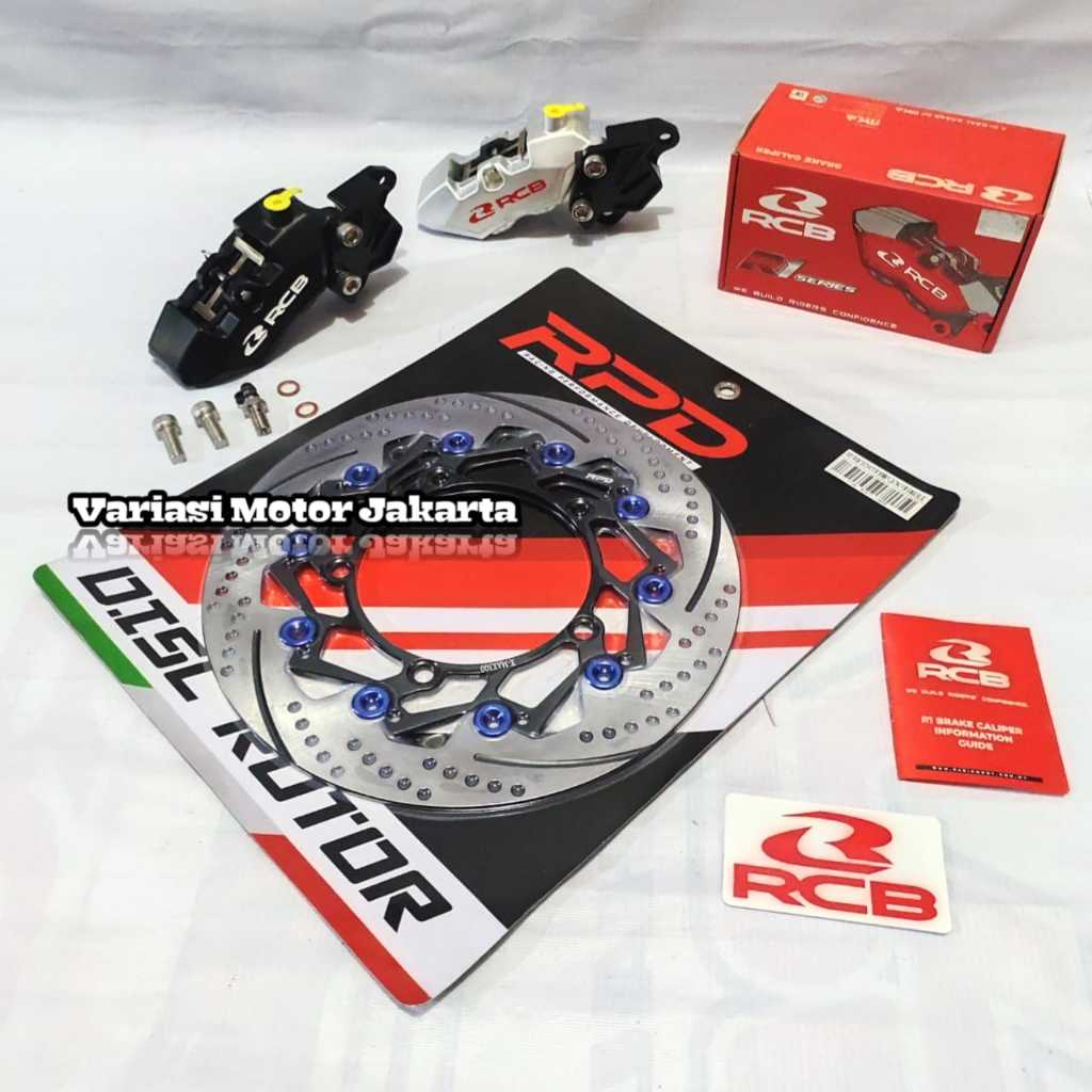 Jual Paket Kaliper Depan XMax 250 4 Piston 300 MM RCB R1 | Shopee Indonesia