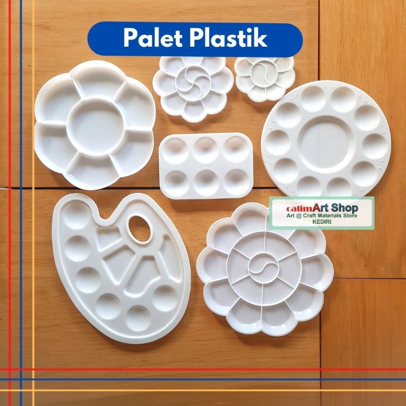 Jual Palet Plastik - Palet Lukis - Palet Gambar | Shopee Indonesia