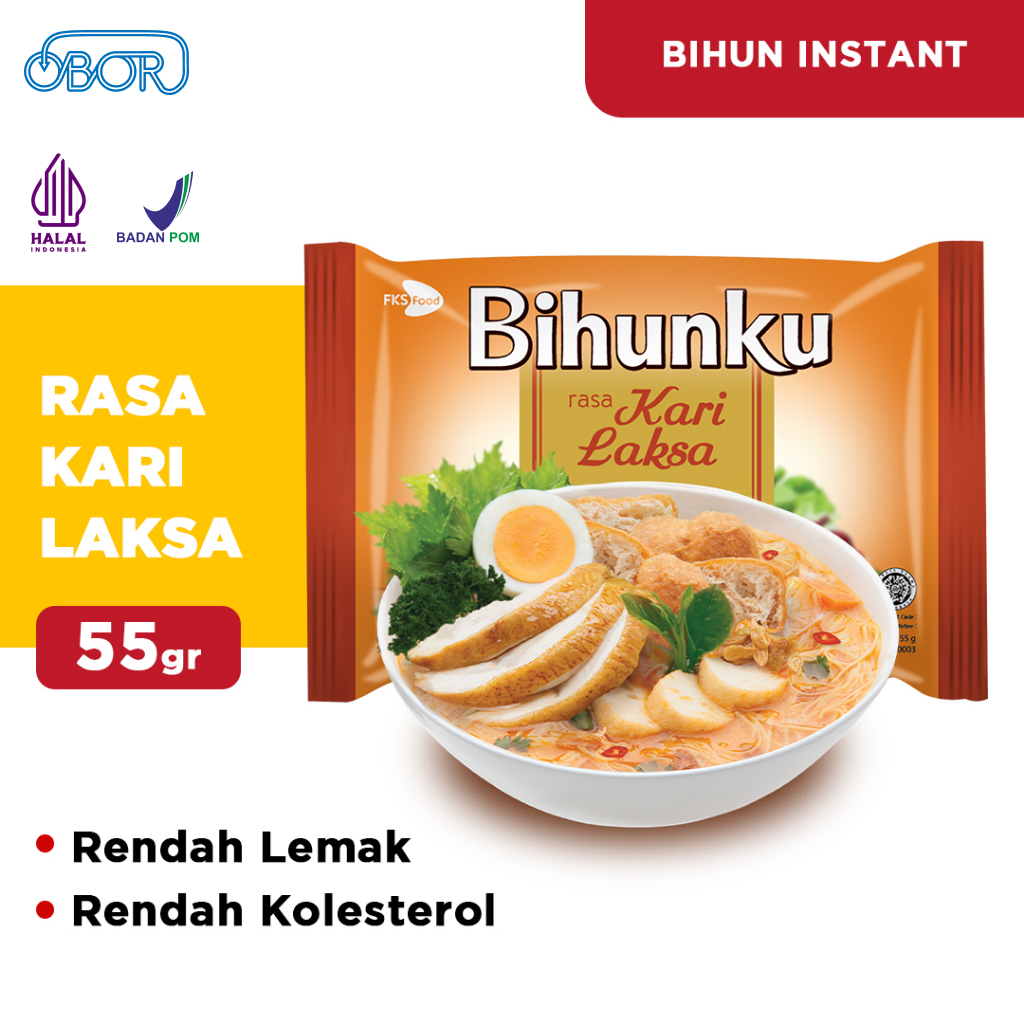 Jual Bihunku Kari Laksa 55 gr | Bihun Instant | Vermicelli | OBOR FOOD ...
