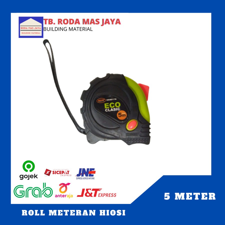 Jual Roll Meteran/Meteran Hiosi 5 Meter | Shopee Indonesia