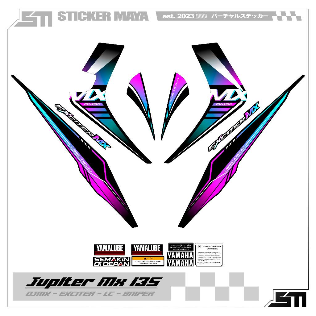 Jual STRIPING MX LAMA 135 MOTIF 21 EXCITER / JUPITER MX OLD / STICKER ...