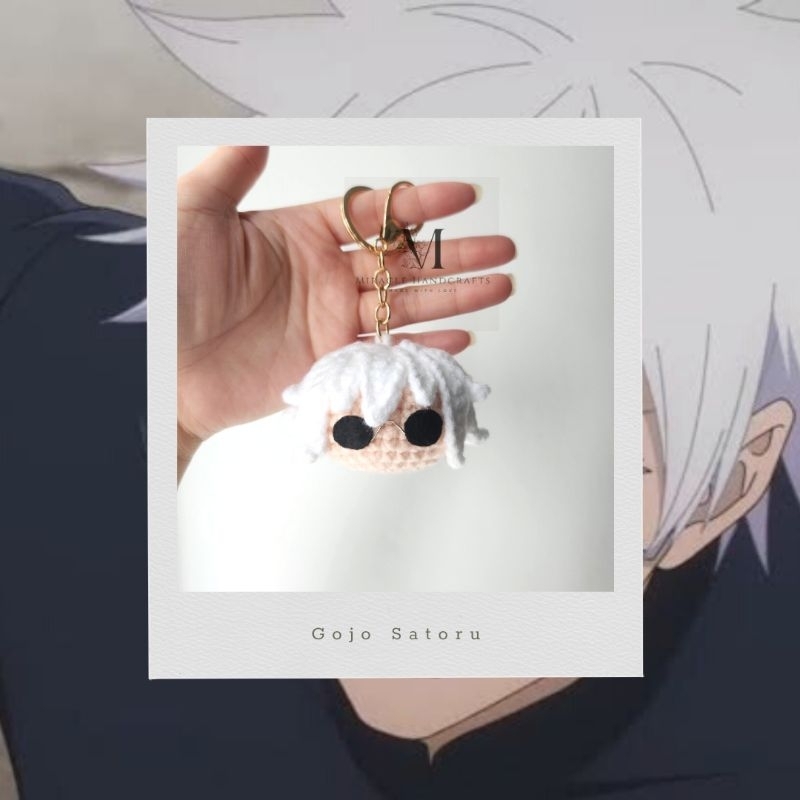 Jual Keychain Gojo Satoru | Gantungan Kunci Gojo Satoru | Gojo Satoru ...