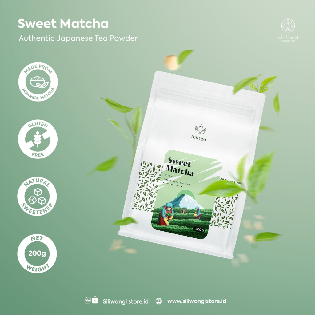 Jual DILLTEA - Sweet Matcha Powder 200g | Shopee Indonesia