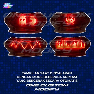 Jual Stoplamp Running Text Animasi Mio Sporty Lampu LED Rem Belakang ...