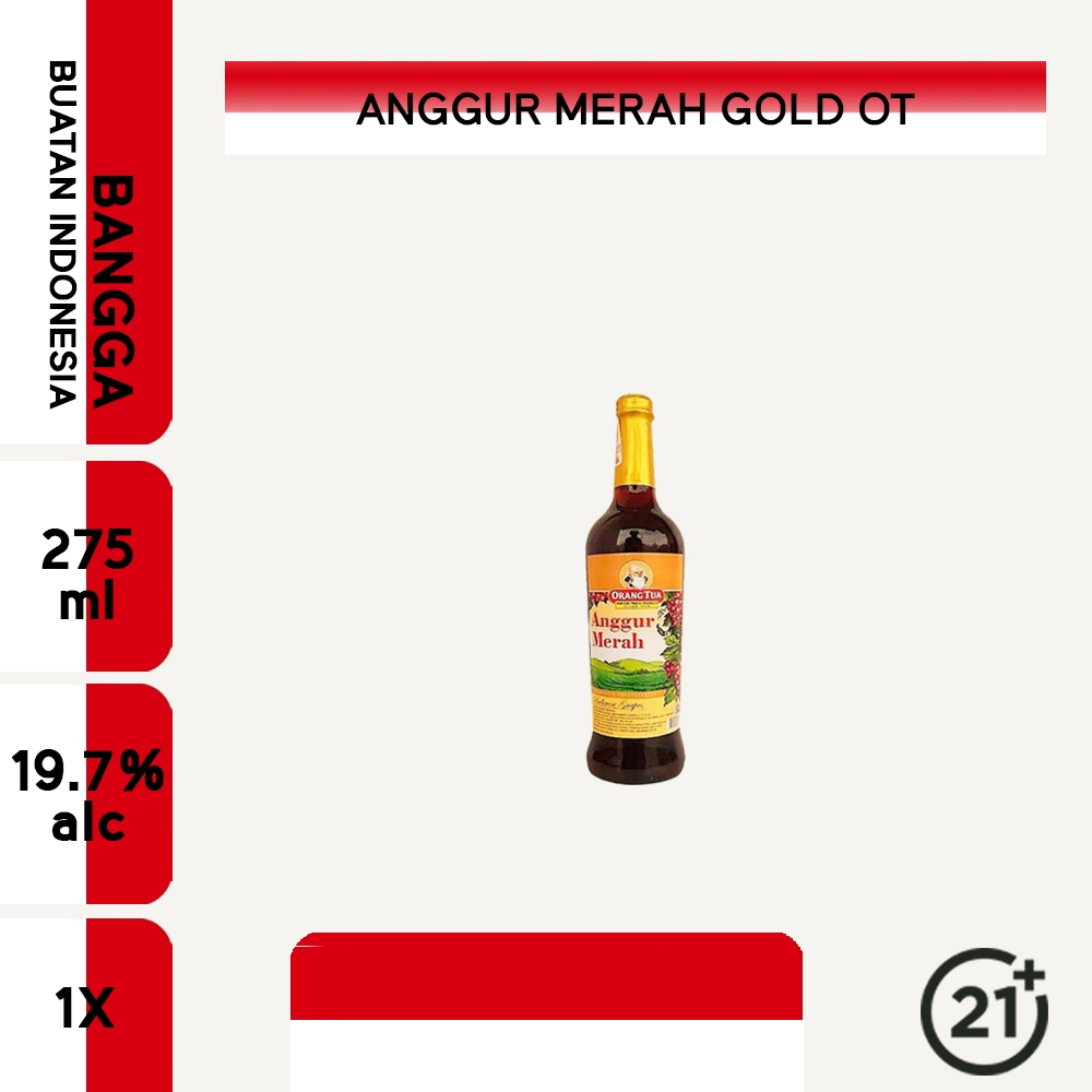 Jual Anggur Merah Gold Orang Tua 275ml / Amer OT Gold - Minuman Anak ...