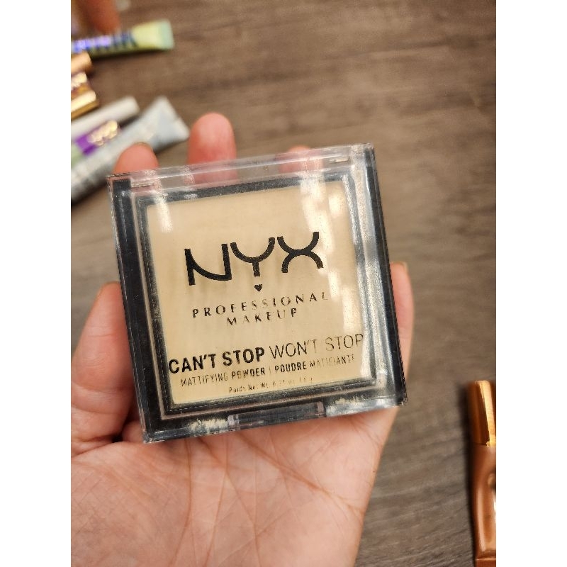 Jual NYX CAN'T STOP WON'T STOP MATTIFYING PRESSED POWDER ORIGINAL 100% ...