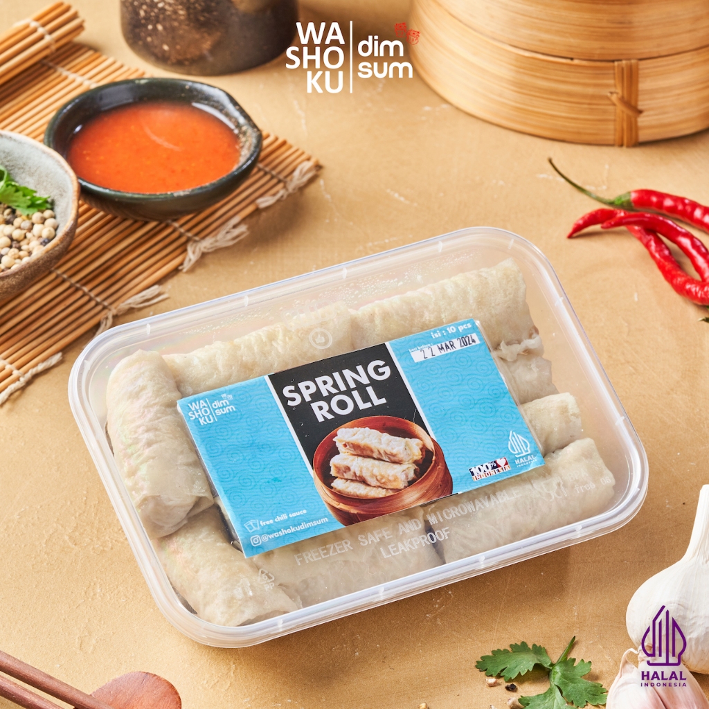 Jual MINI SPRING ROLL PAX (10 PCS) LUMPIA AYAM - WASHOKU DIMSUM HALAL ...