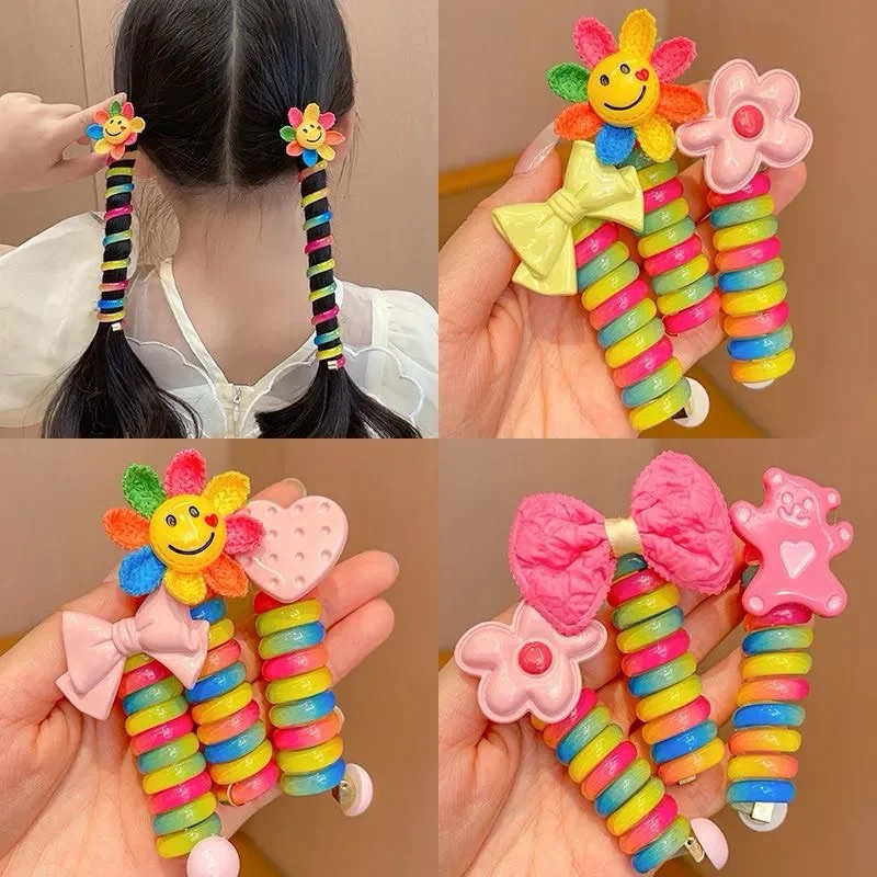 Jual Ikat Rambut Kepala Karet Anak-anak ULIR Saluran Telepon Rambut ...
