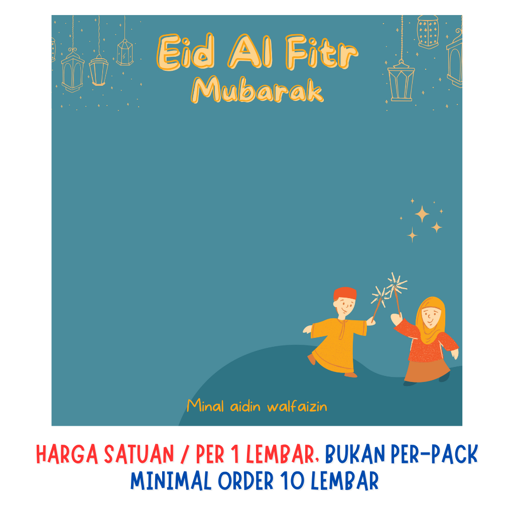 Jual ALAS KERTAS MINI GIFT SNACK EDISI LEBARAN | KERTAS ALAS MINI GIFT ...