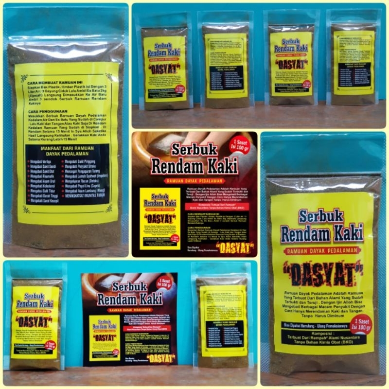 Jual Serbuk Rendam Kaki Dayak | Shopee Indonesia
