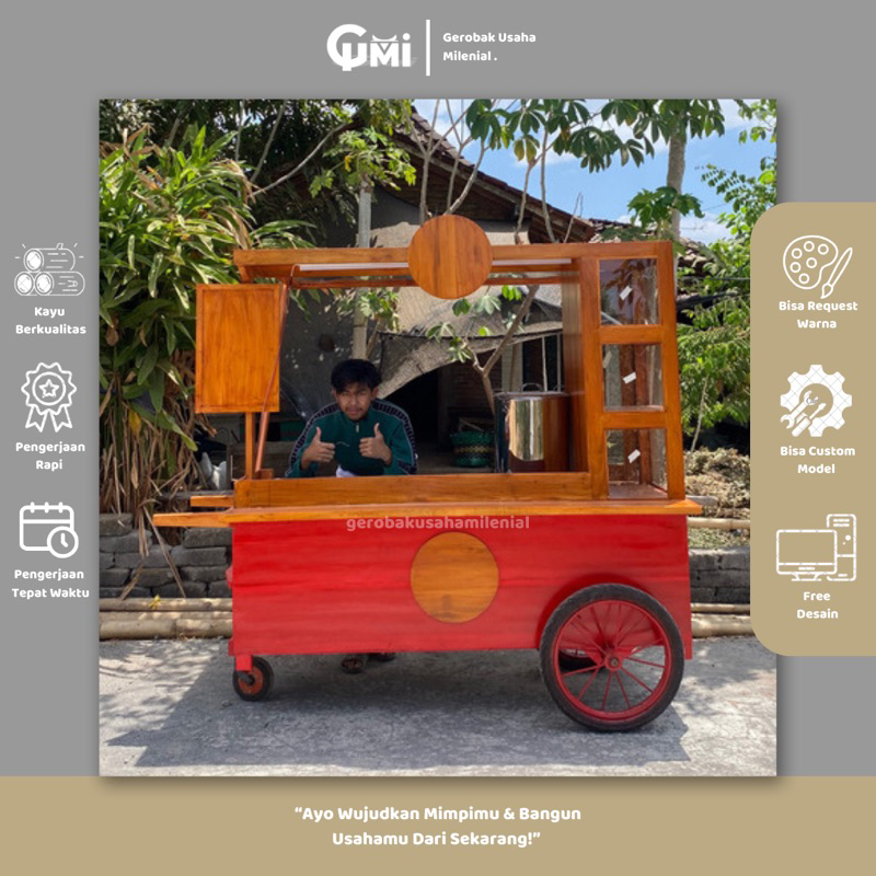 Jual Gerobak Jualan Roti Bakar - Gerobak Bakaran | Gerobak Seafood ...