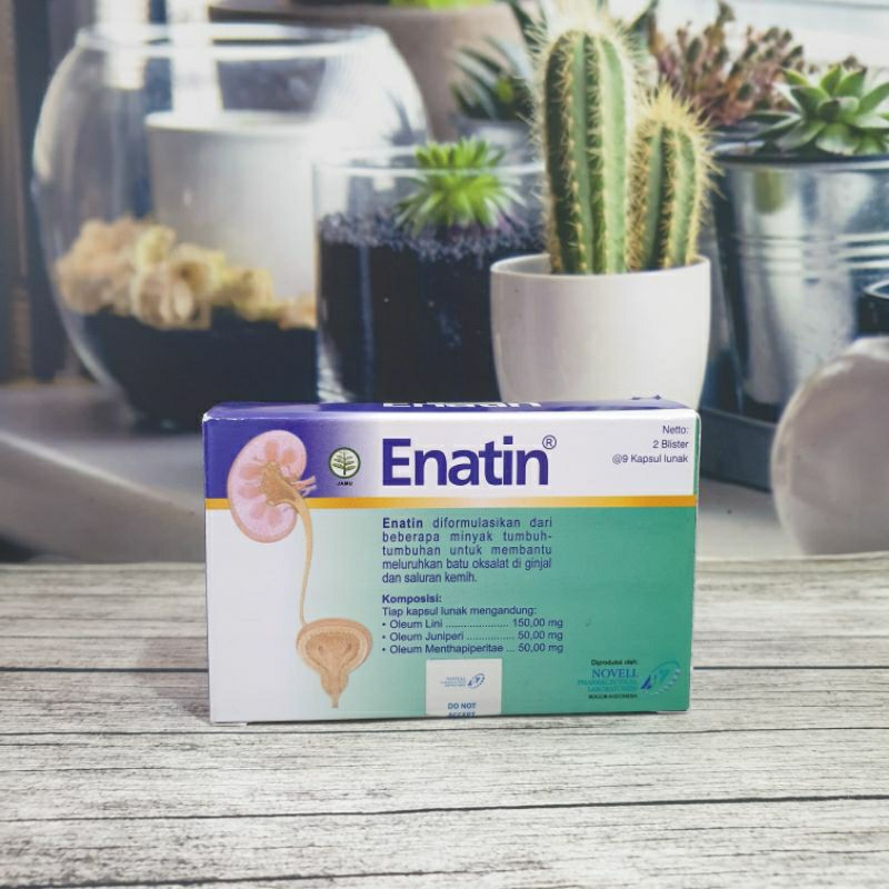 Jual Enatin Kapsul Herbal per Box isi 18s - Suplemen herbal sakit ...