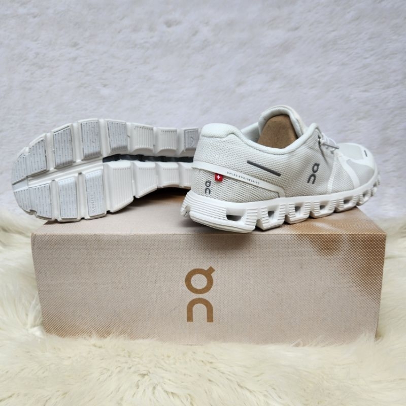 Jual SEPATU RUNNING ON CLOUD 5 UNDYED WHITE PREMIUM ORIGINAL UNISEX ...