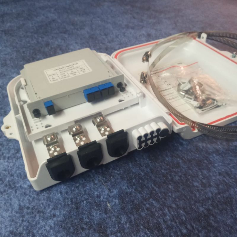 Jual ODP 4 Core Lengkap dengan Box Splitter 1:4 | Shopee Indonesia