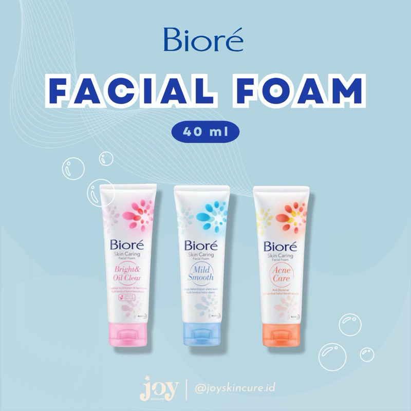Jual BIORE FACIAL FOAM 40gr | Shopee Indonesia