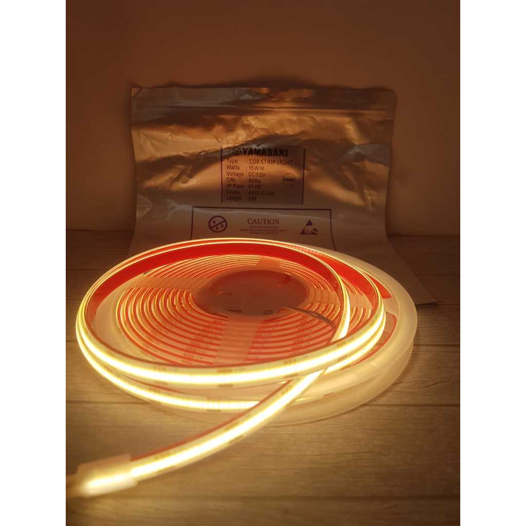 Jual YAMASAKI LED STRIP COB 12V 480L OUTDOOR IP68 ORIGINAL, PREMIUM QUALITY | Shopee Indonesia