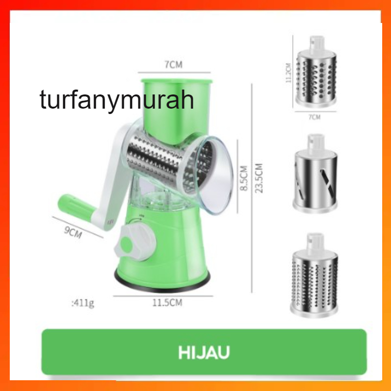 Jual Pengiris Pemotong Sayur dan Buah Penggiling Bumbu Praktis | Shopee ...