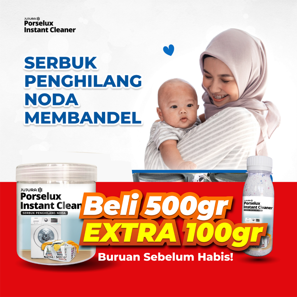 Jual PORSELUX SERBUK PENGHILANG NODA JAMUR PAKAIAN/NODA MEMBANDEL/NODA ...