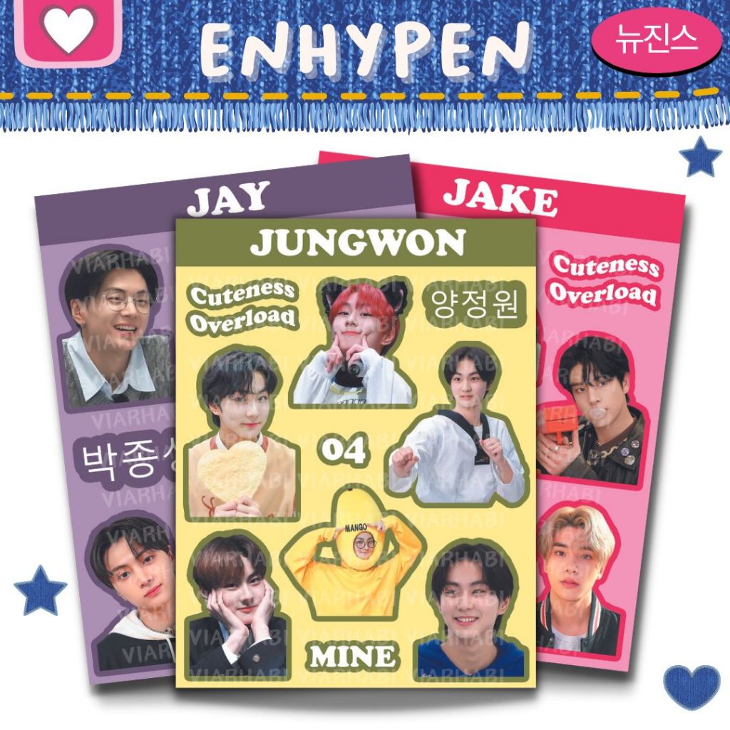Jual STIKER ENHYPEN EDITION NO CUTTING// STIKER KPOP// FREEBIES KPOP MURAH | Shopee Indonesia