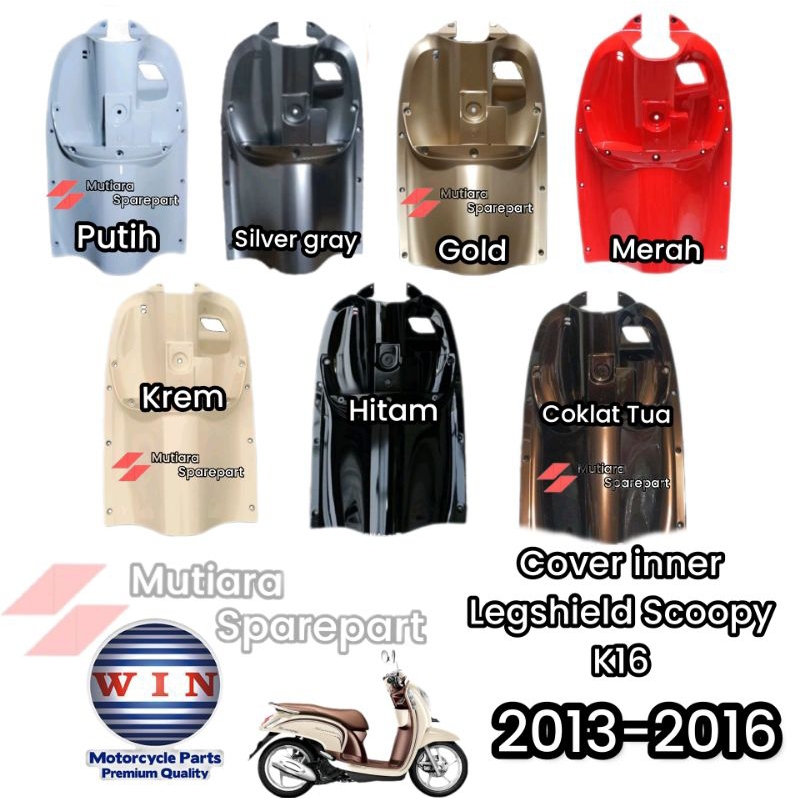 Jual cover inner lower cover kontak legshield dek kunci dasbor Scoopy ...