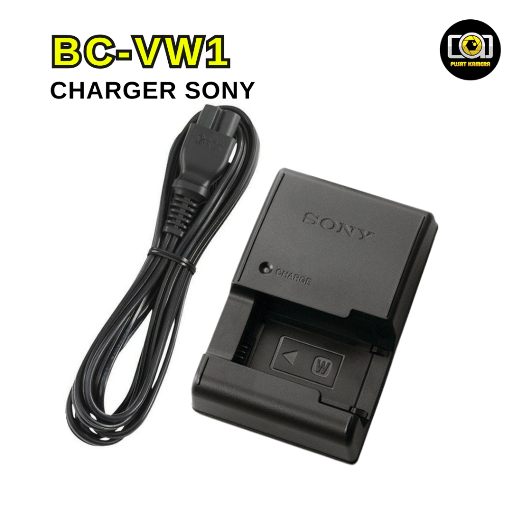 Jual Charger Sony BC-VW1 Kamera A5000 A5100 A6000 A6300 A6400 A6500 A7 ...