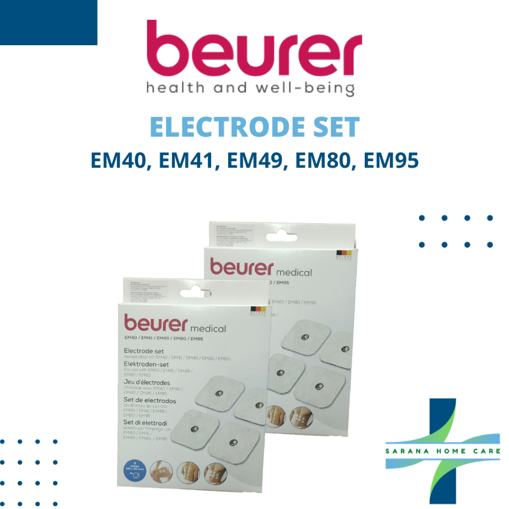Jual BEURER Electrode Set/TENS pad/EMS pad/refill pack | Shopee Indonesia